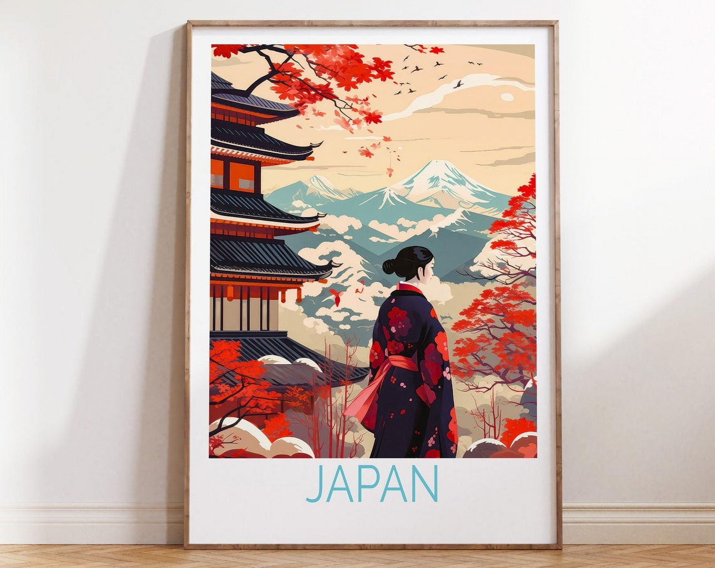 DOPAPRINT Japan Travel Poster, Japan Tokyo Poster, Japan Travel Wall ...