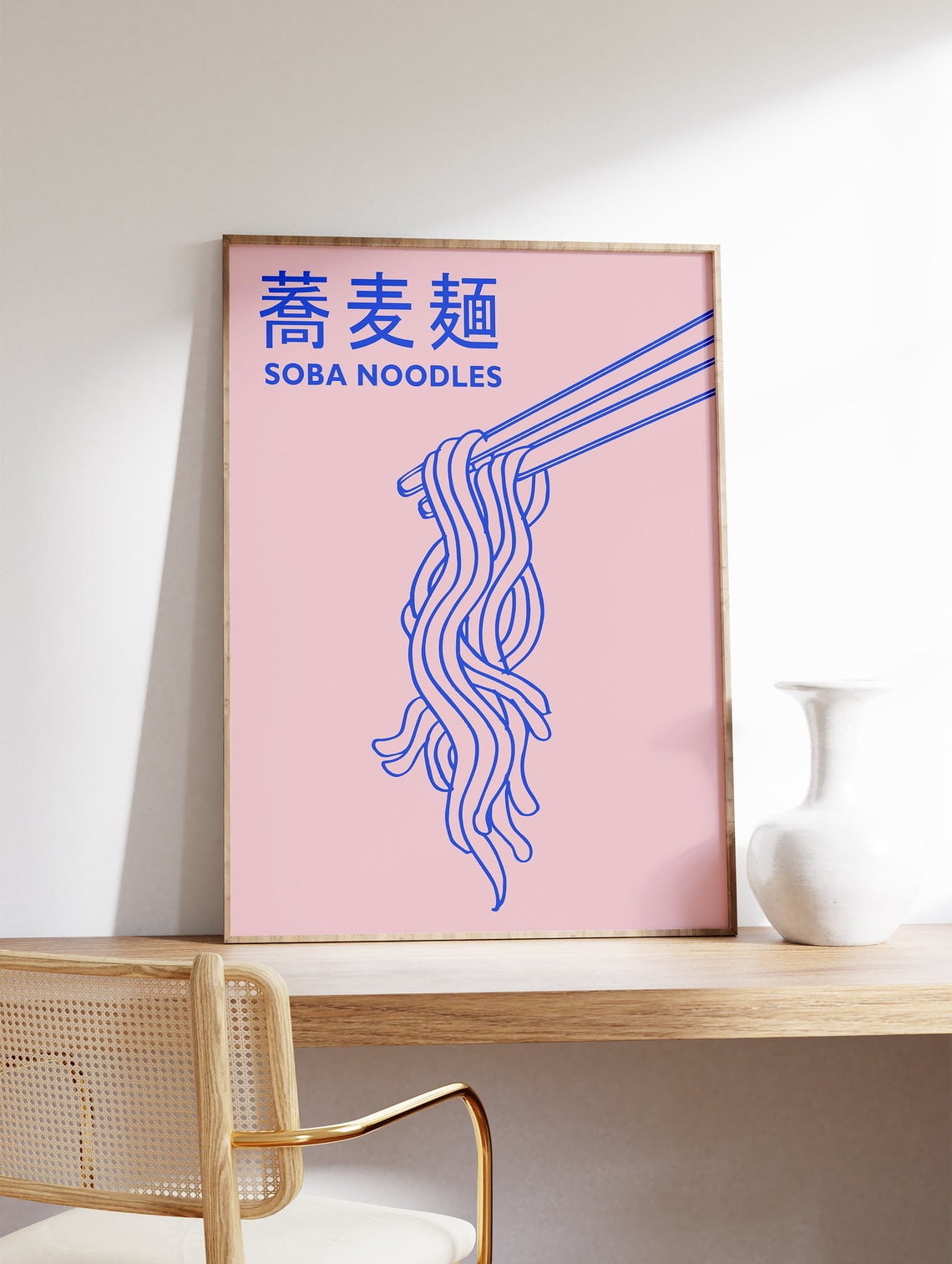 DOPAPRINT Japanese Food Poster, Japanese Art Print, Soba Noodles, Food Art, Food Print, Japan ...