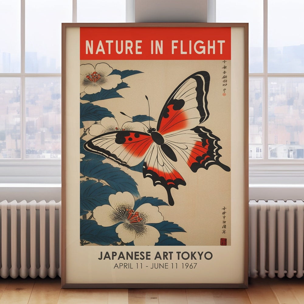 DOPAPRINT Japanese butterfly woodblock print, Japanese exhibition ...