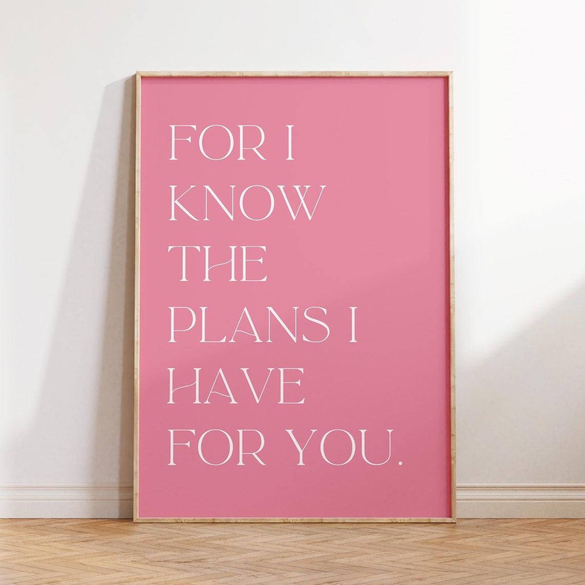 DOPAPRINT Jeremiah 29:11 Christian Wall Art Quote Wall Art Bible Verse ...