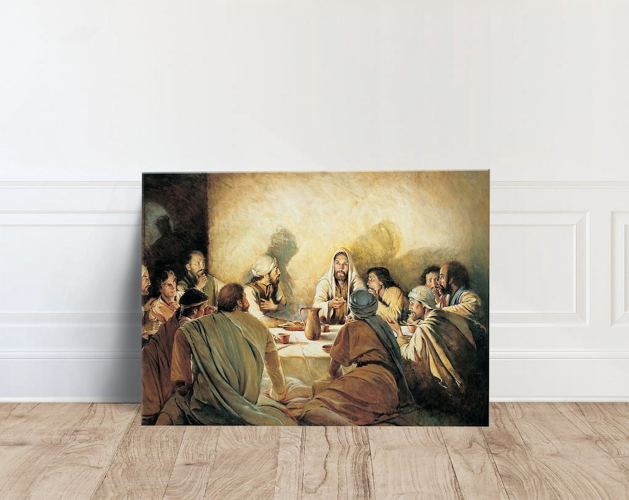 DOPAPRINT Jesus Last Supper Wall Art Religious Art Last Supper Painting ...