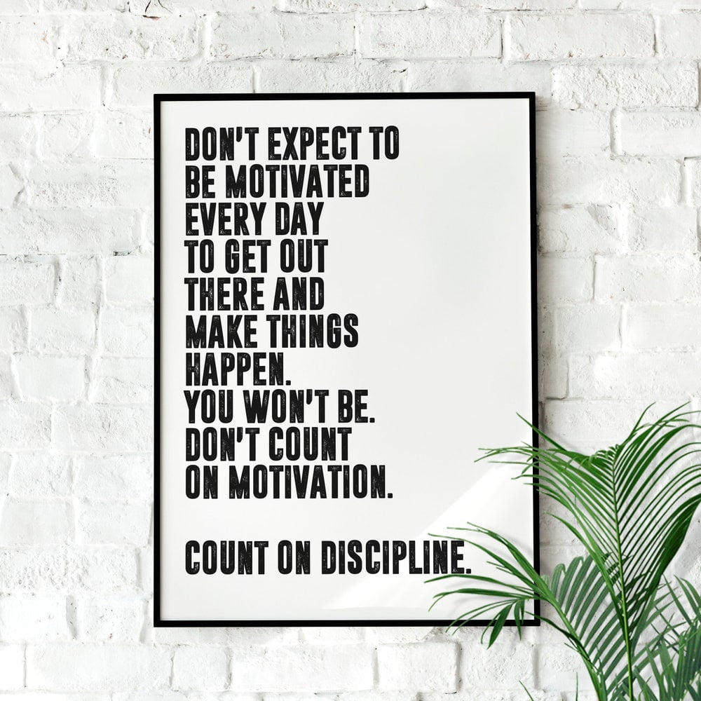 DOPAPRINT Jocko Willink, Extreme Ownership, Motivational Poster, Gym ...