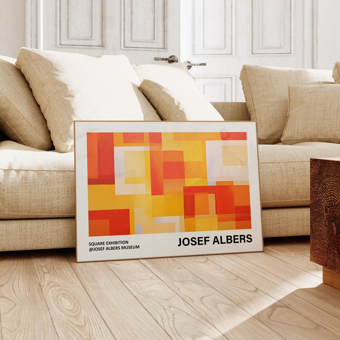 DOPAPRINT Josef Albers Poster - The Square - Abstract Bauhaus Art As ...
