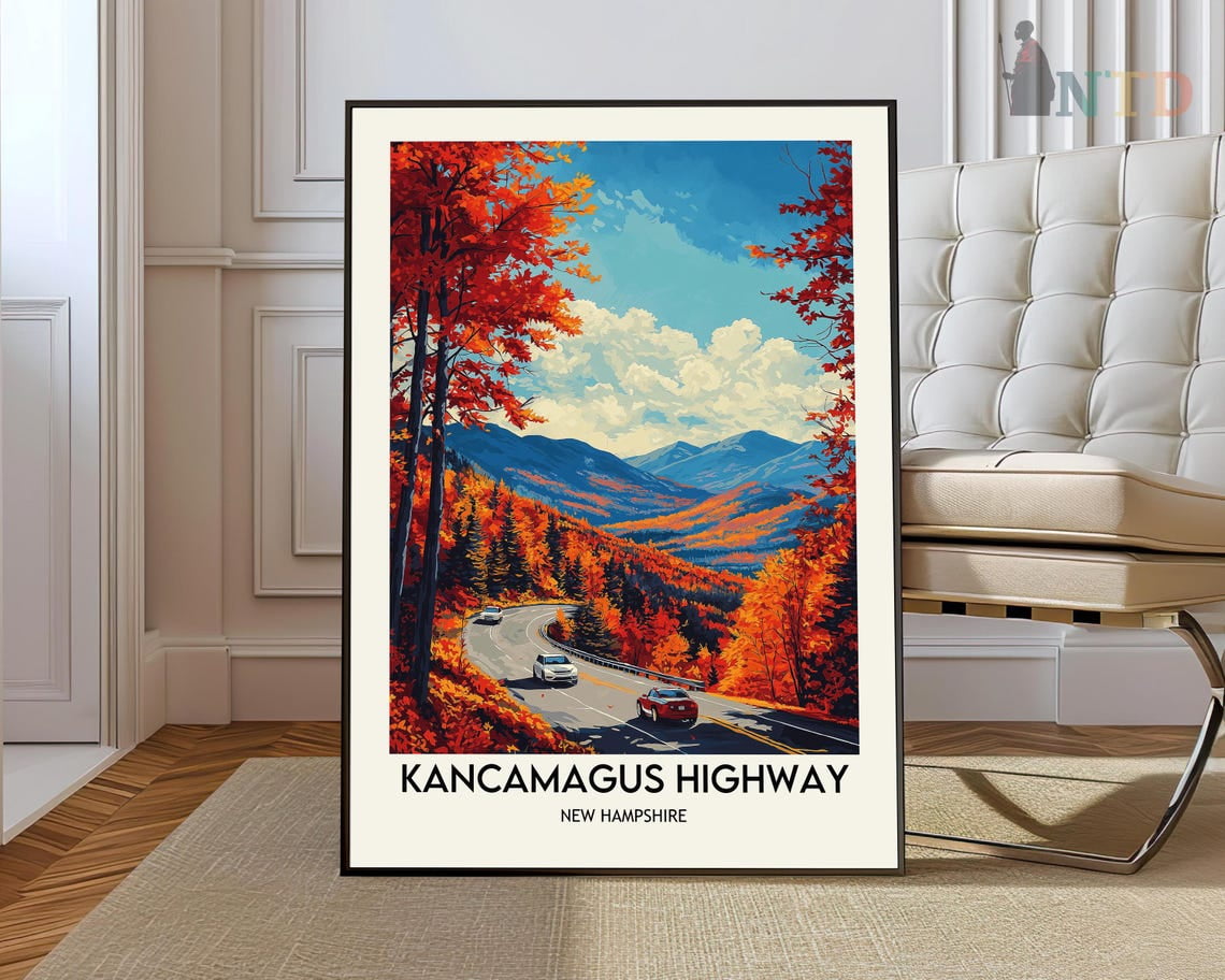 DOPAPRINT Kancamagus Highway Art, White Mountains Nh Print, New ...