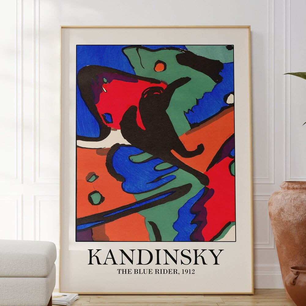 DOPAPRINT Kandinsky Poster - The Blue Rider - High quality poster ...