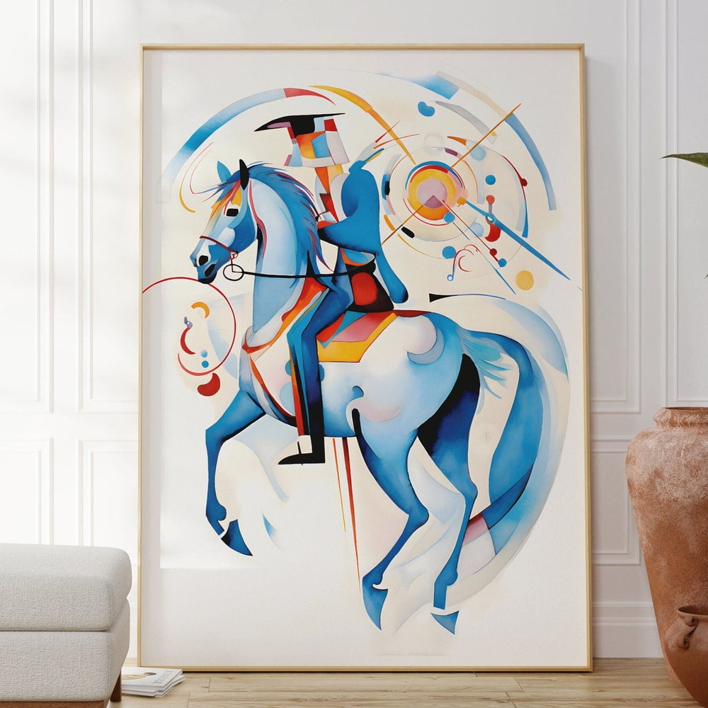 DOPAPRINT Kandinsky Poster - Blue Rider - High-quality poster as a ...