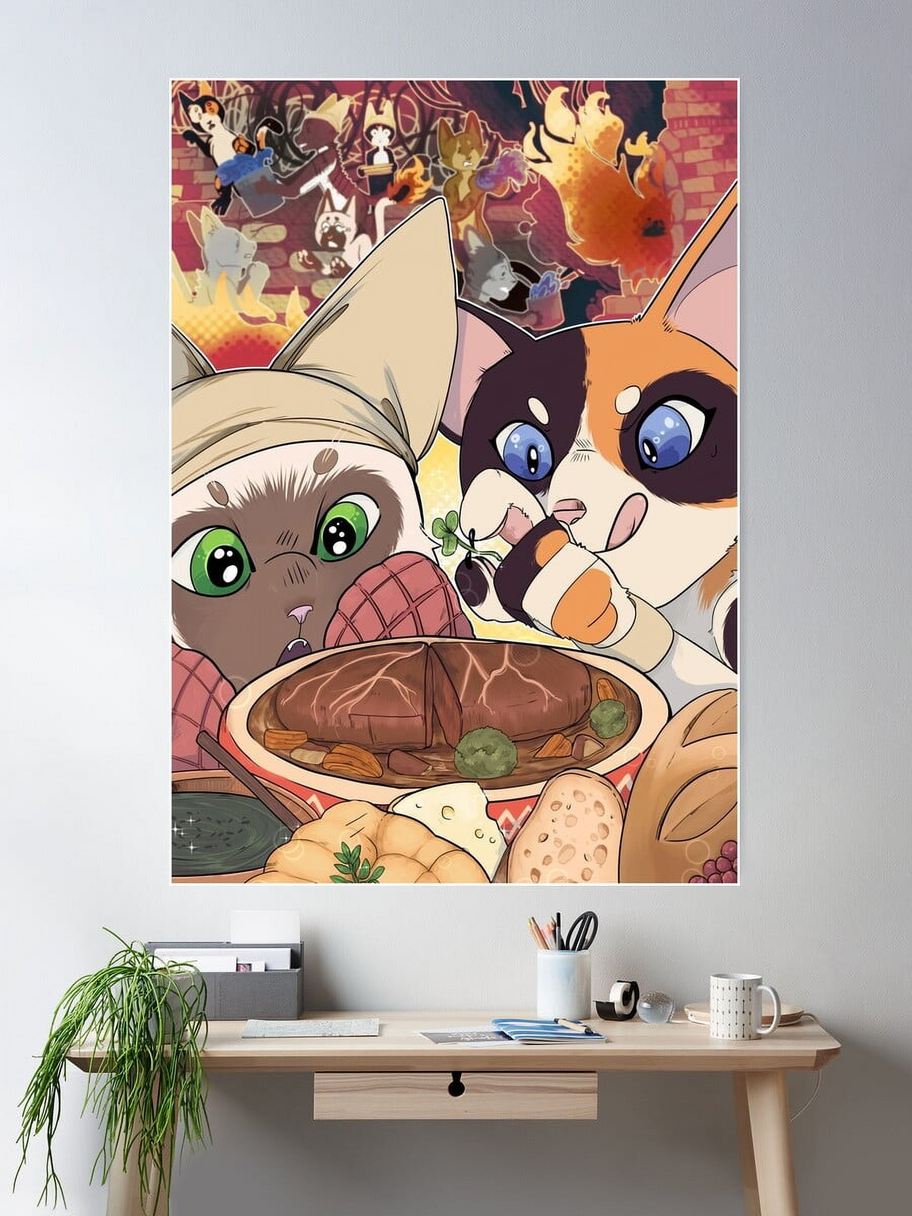 DOPAPRINT Kitchen Calamity ! Poster Wall Art, Modern Wall Decor NO ...
