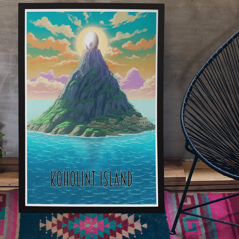 DOPAPRINT Koholint Island Poster Art, Zelda Inspired Poster, Fictional ...