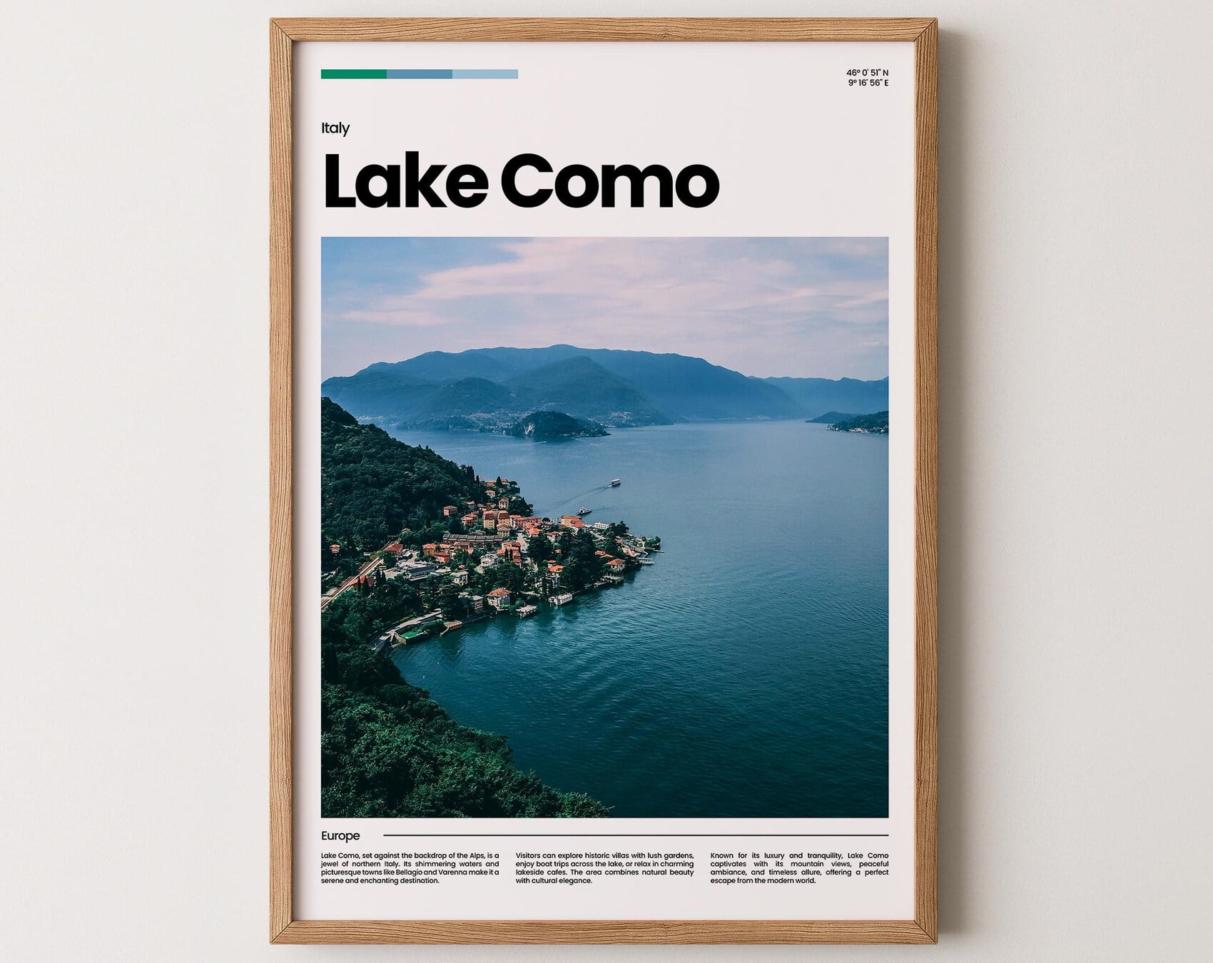 DOPAPRINT Lake Como Poster, Lake Como Print, Lake Como Photo, Lake Como ...