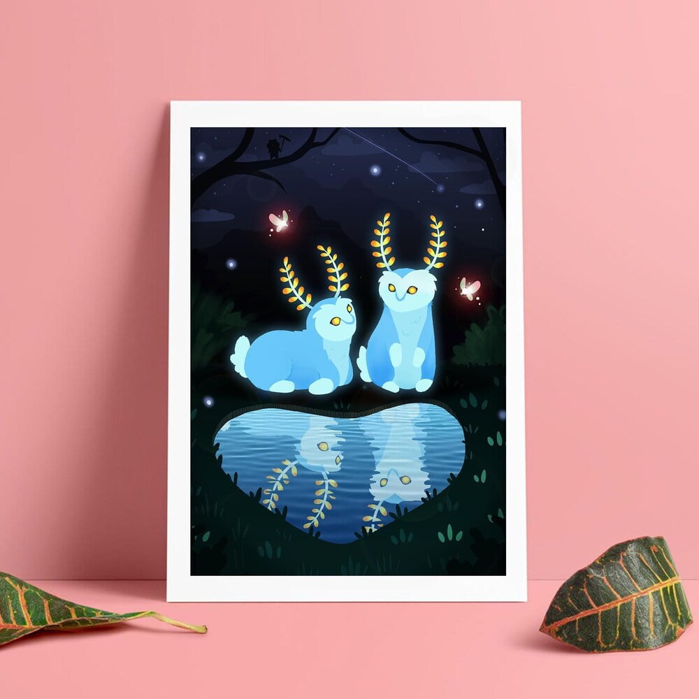 DOPAPRINT Legend Of Zelda Botw Blupee Print - Art Print NO FRAMED ...