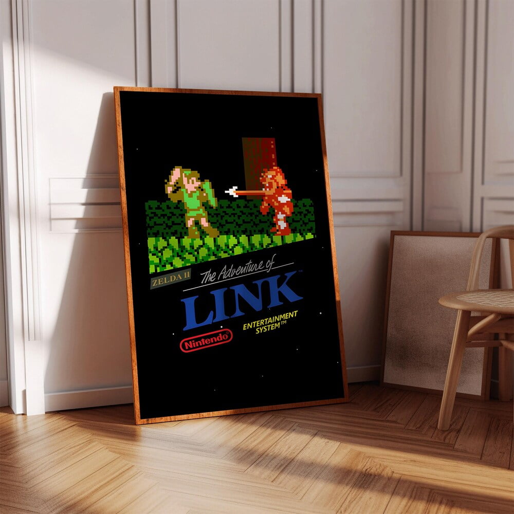 DOPAPRINT The Legend Of Zelda 2 The Adventure Of Link Poster Print ...