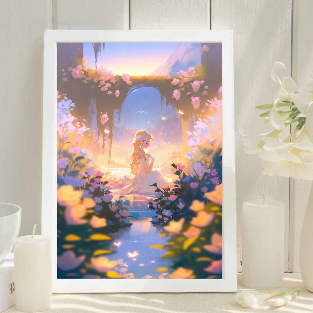 DOPAPRINT The Legend Of Zelda Art, Princess Zelda Poster, Zelda Pastel ...