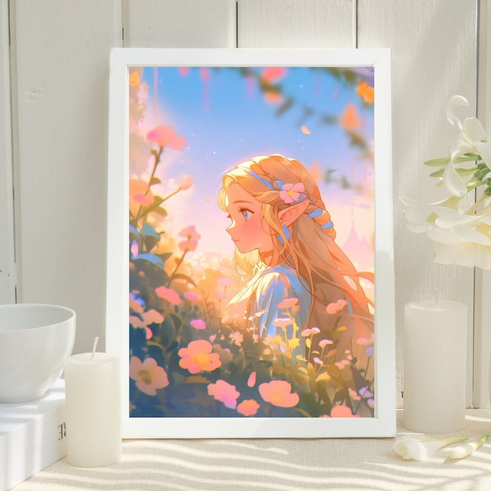 DOPAPRINT The Legend Of Zelda Art, Princess Zelda Poster, Zelda Pastel ...