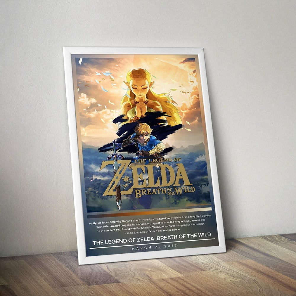 DOPAPRINT The Legend Of Zelda: Breath Of The Wild Poster, Legend Of ...