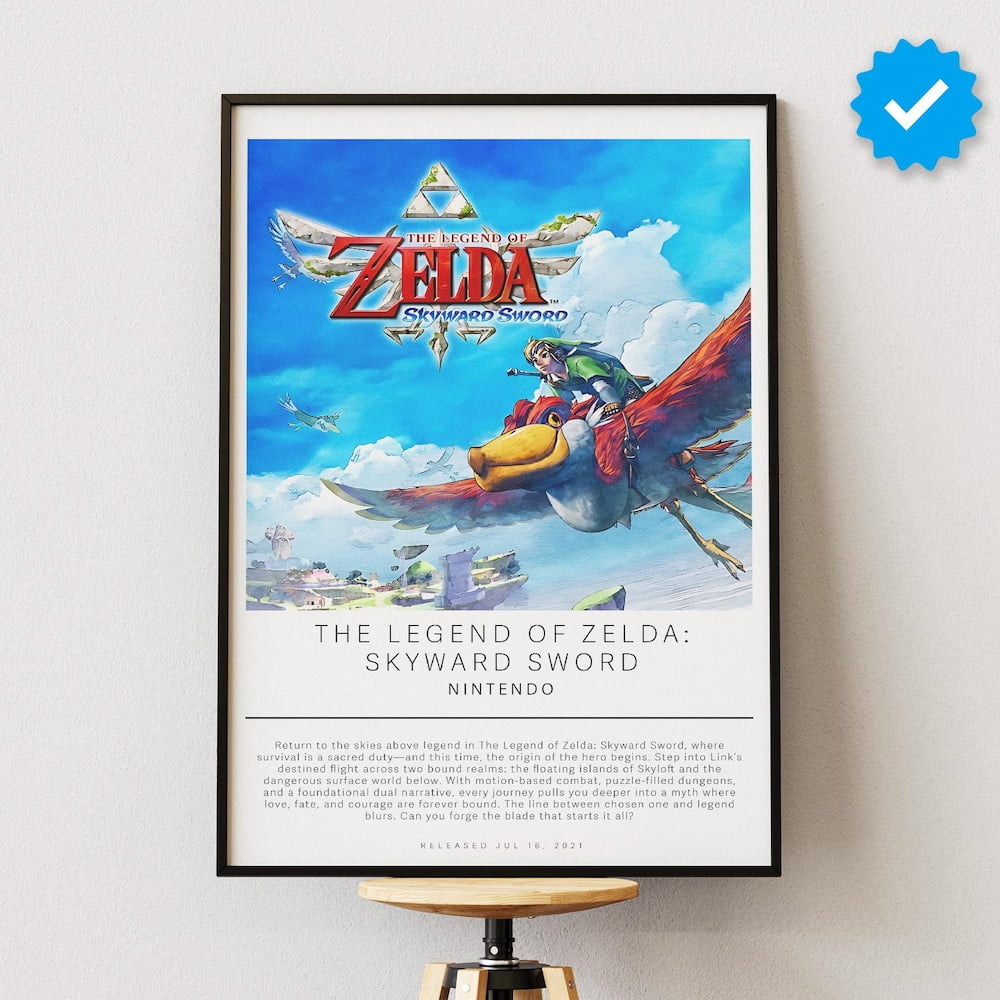 DOPAPRINT The Legend Of Zelda: Skyward Sword Poster, Gaming Poster ...