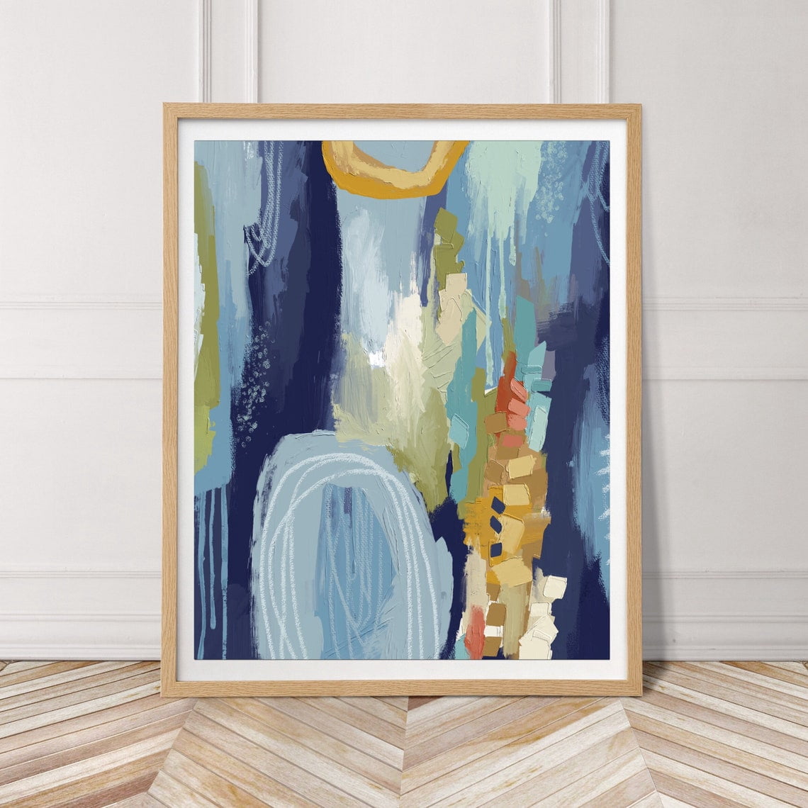 DOPAPRINT Let Go Abstract Wall Art Modern Contemporary Painting Art ...