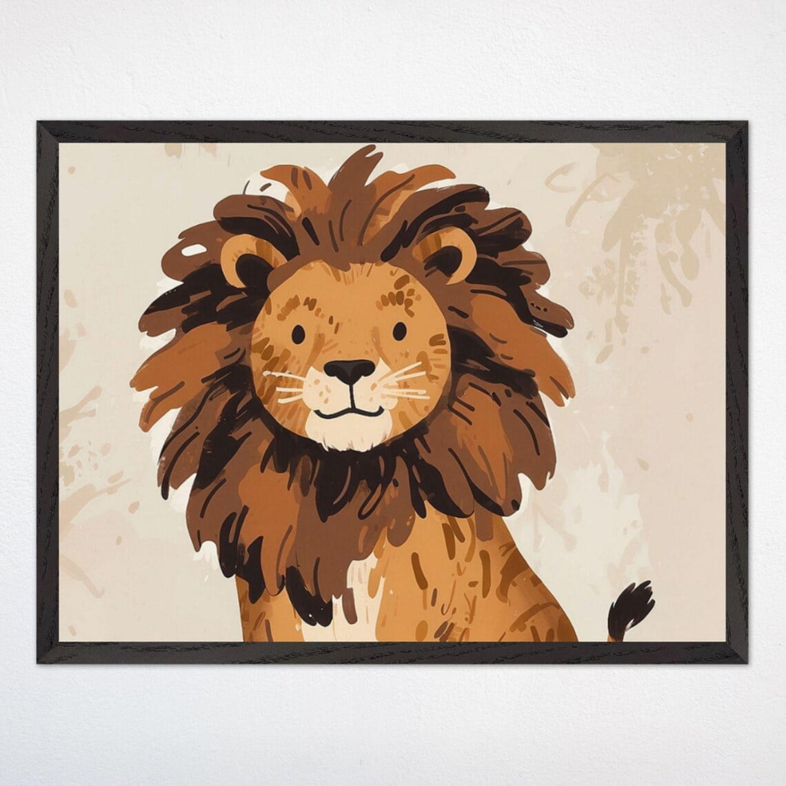 DOPAPRINT Lion Wall Art For Nursery And Kids Rooms, Lion Wall Decor ...