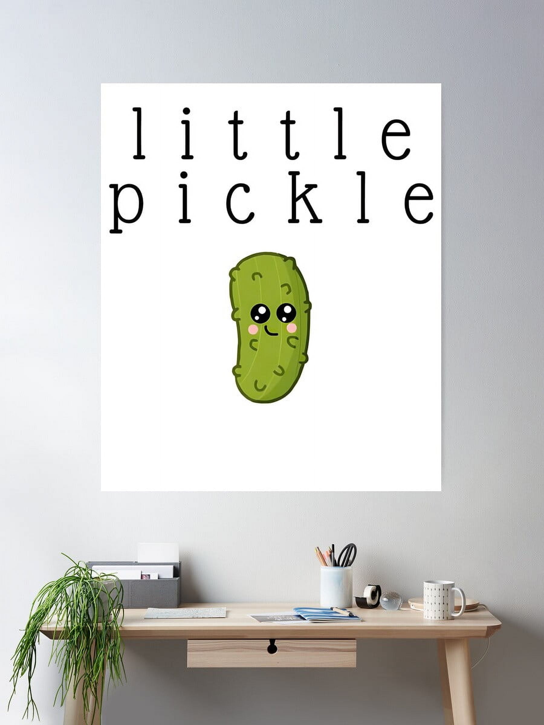 DOPAPRINT Little Pickle Cute Kawaii Design Poster Wall Art, Modern Wall ...