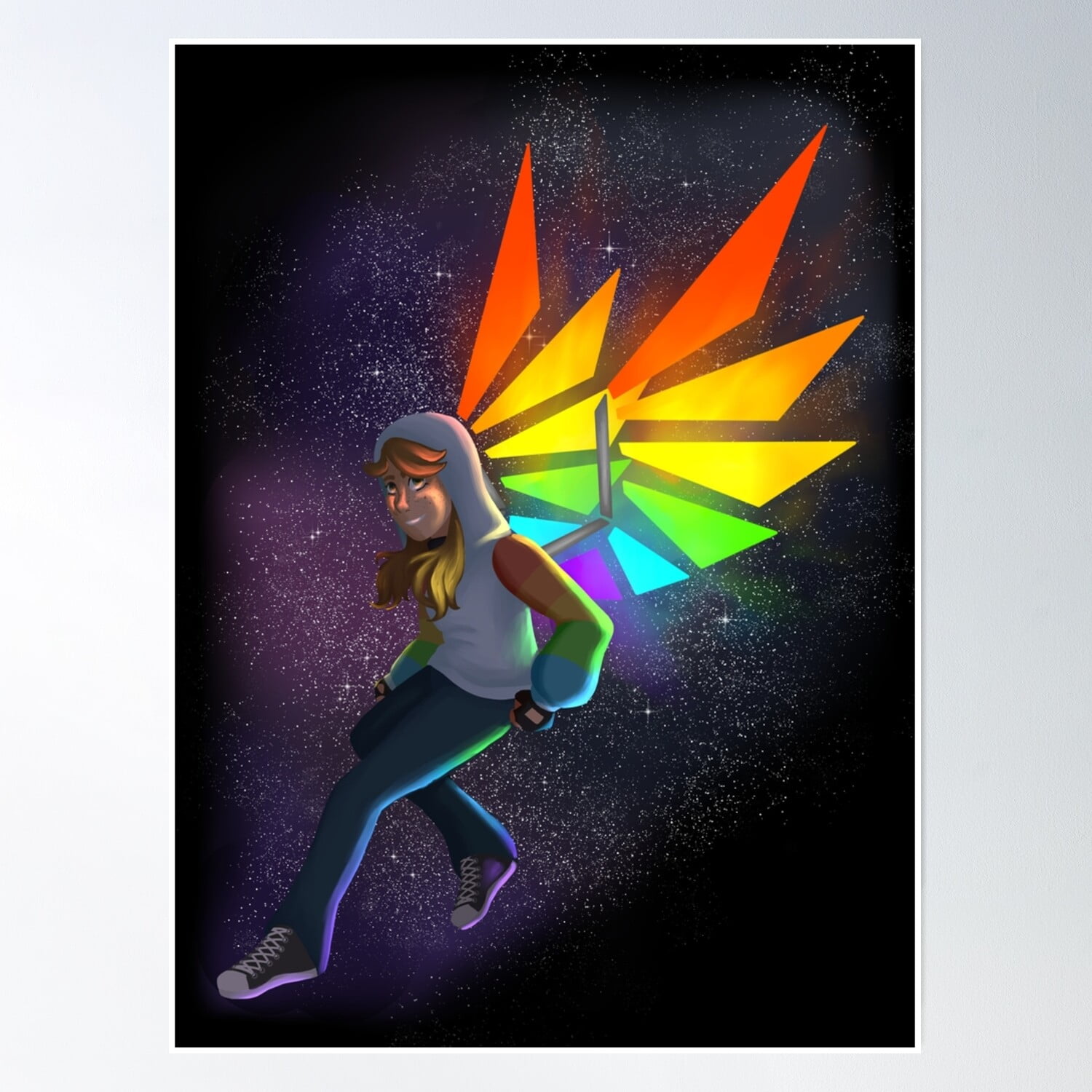 DOPAPRINT Littleskittle06 Epic Space Adventure Poster Wall Art, Modern ...