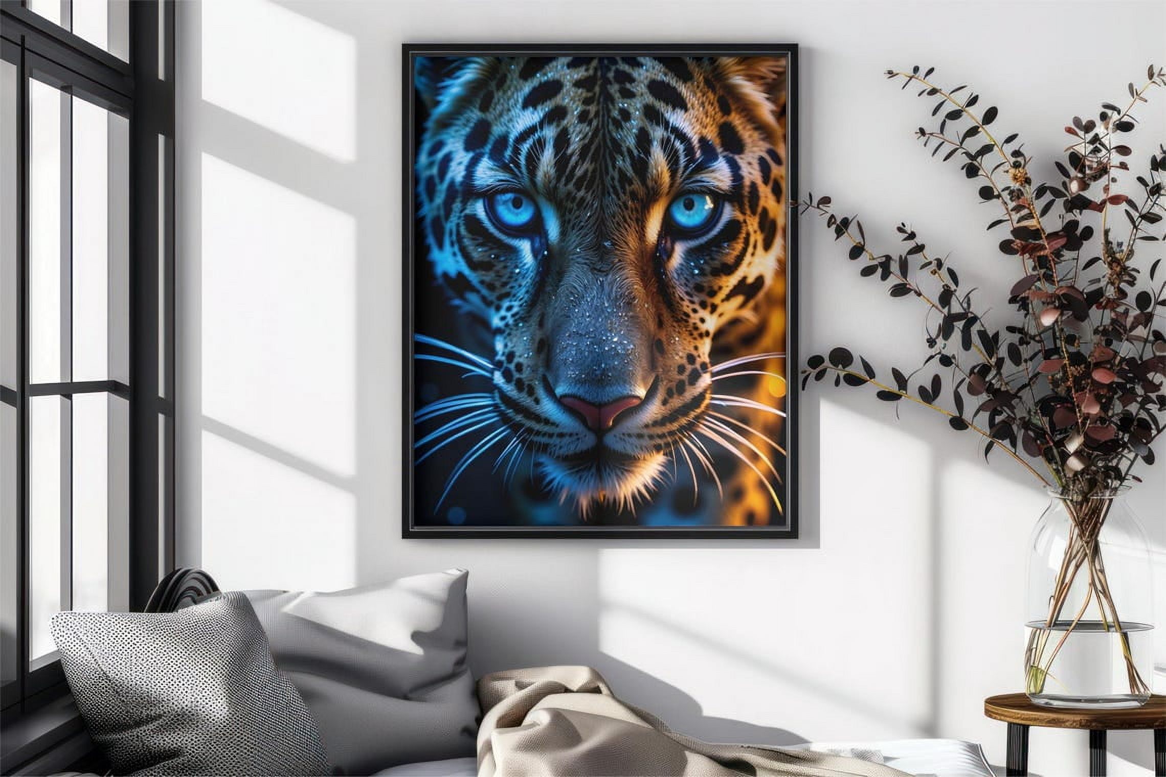 DOPAPRINT Magnificent Leo.pard Wall Art Print, Leo.pard Cheetah Print ...