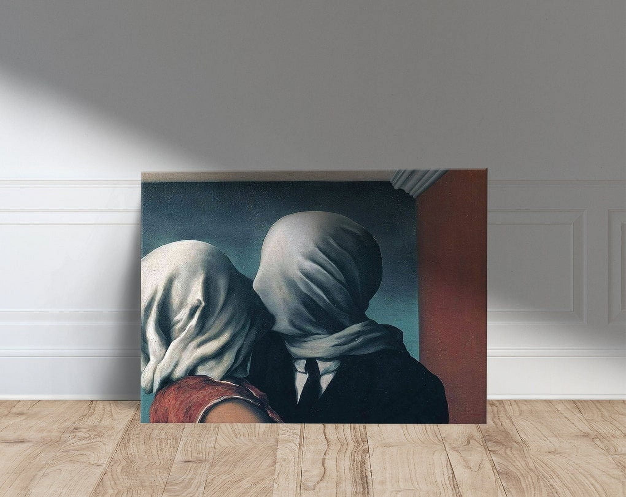 DOPAPRINT Magritte Prints, Rene Magritte The Lovers Poster, Wall Art ...
