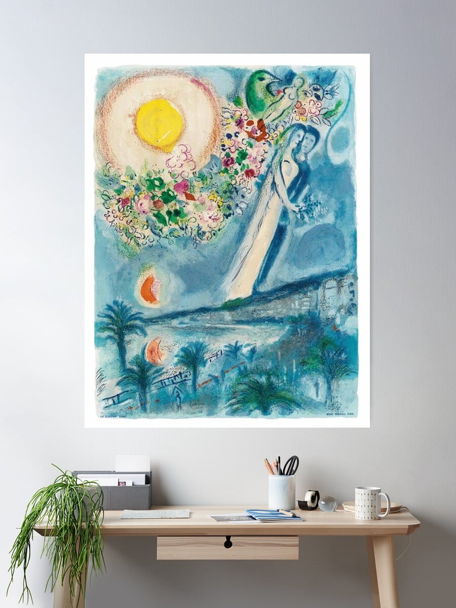 DOPAPRINT Marc Chagall Poster Wall Art, Modern Wall Decor For Living ...