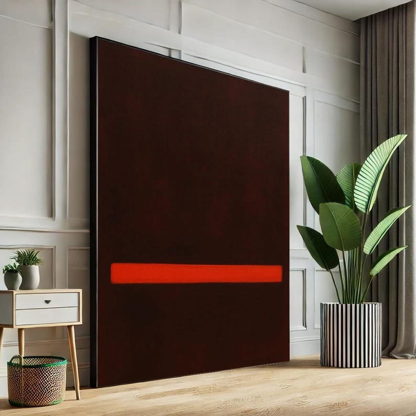 DOPAPRINT Mark Rothko Inspired Brown Art, Abstract Expressionism Wall ...