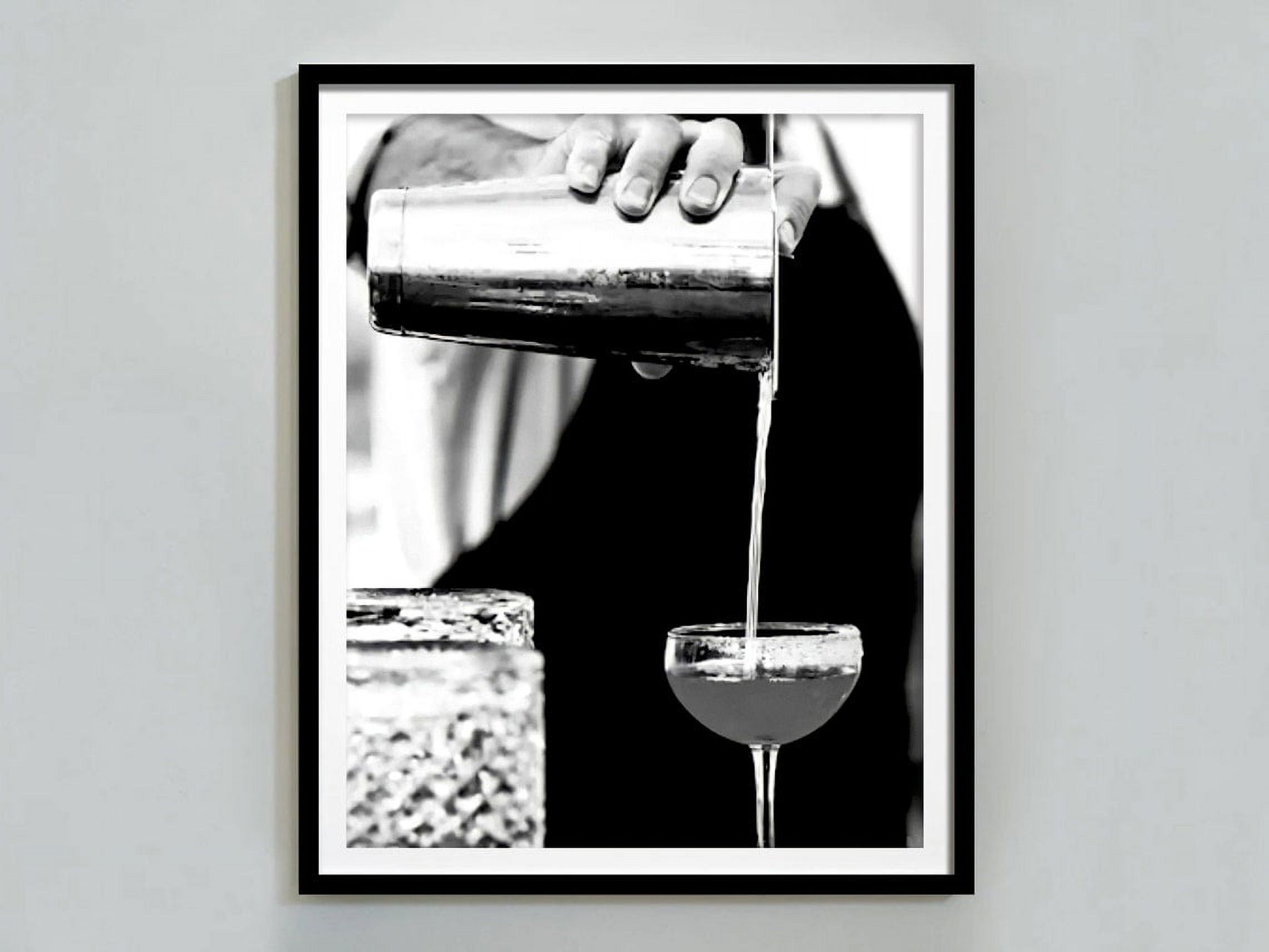 DOPAPRINT Martini In Los Angeles Poster, Black And White, Fine Art ...