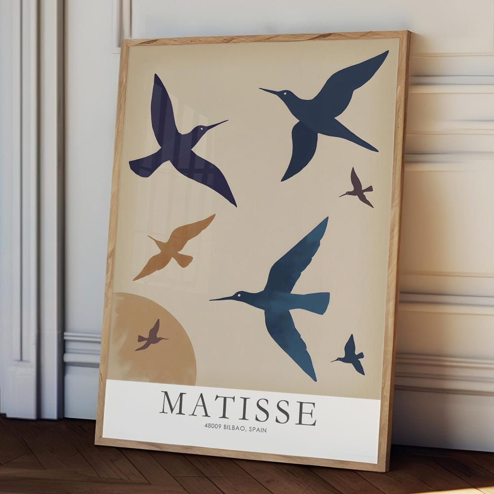 DOPAPRINT Matisse papier decoupes print, Matisse Exhibition Poster ...