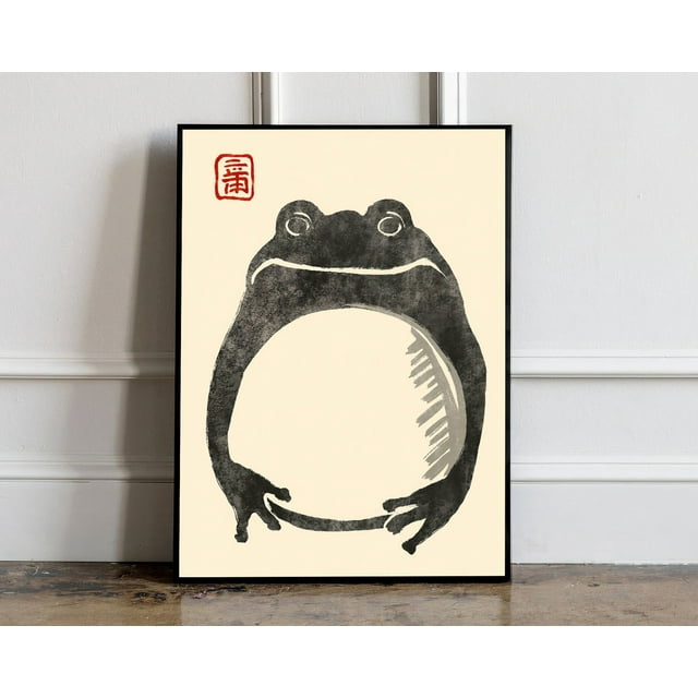 DOPAPRINT Matsumoto Hoji Frog Print,Matsumoto Hoji Frog Poster ...