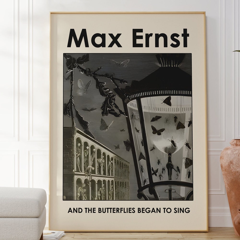 DOPAPRINT Max Ernst Poster - Butterflies - High-quality poster as Max ...