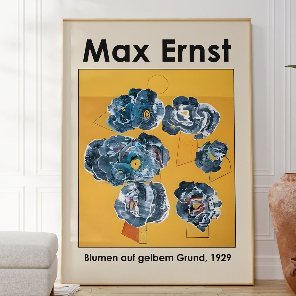 DOPAPRINT Max Ernst Poster - Flowers - High-quality poster as Max Ernst ...