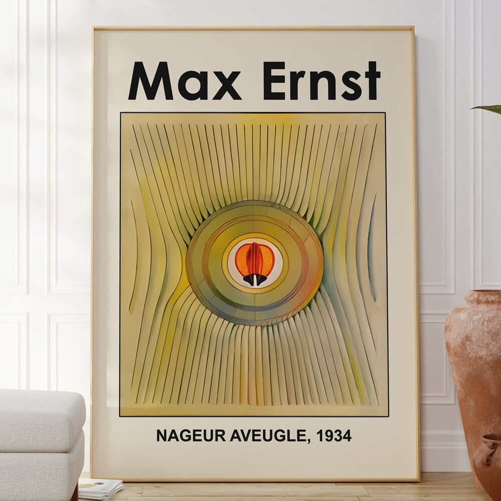 DOPAPRINT Max Ernst Poster - Nageur Aveugle - High-quality poster as ...