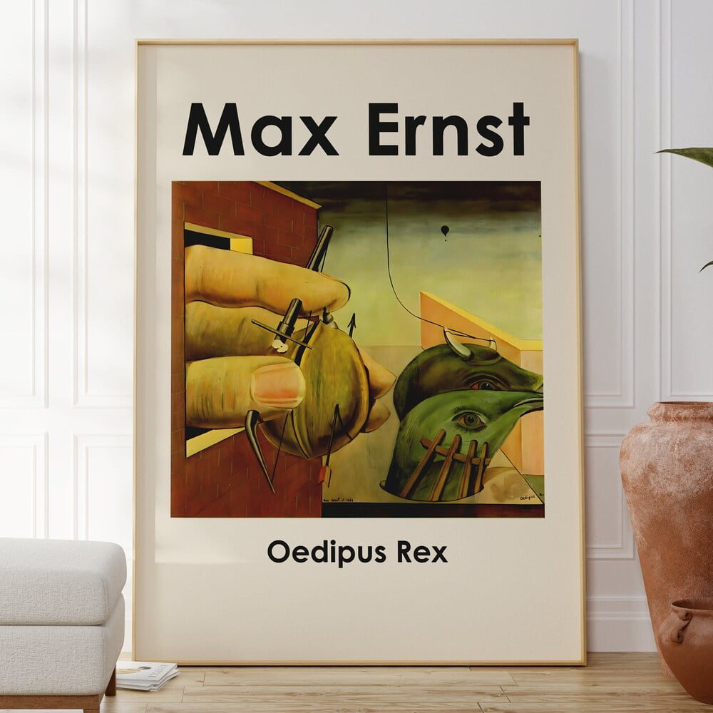 DOPAPRINT Max Ernst Poster - Oedipus Rex - High Quality Poster - Max ...