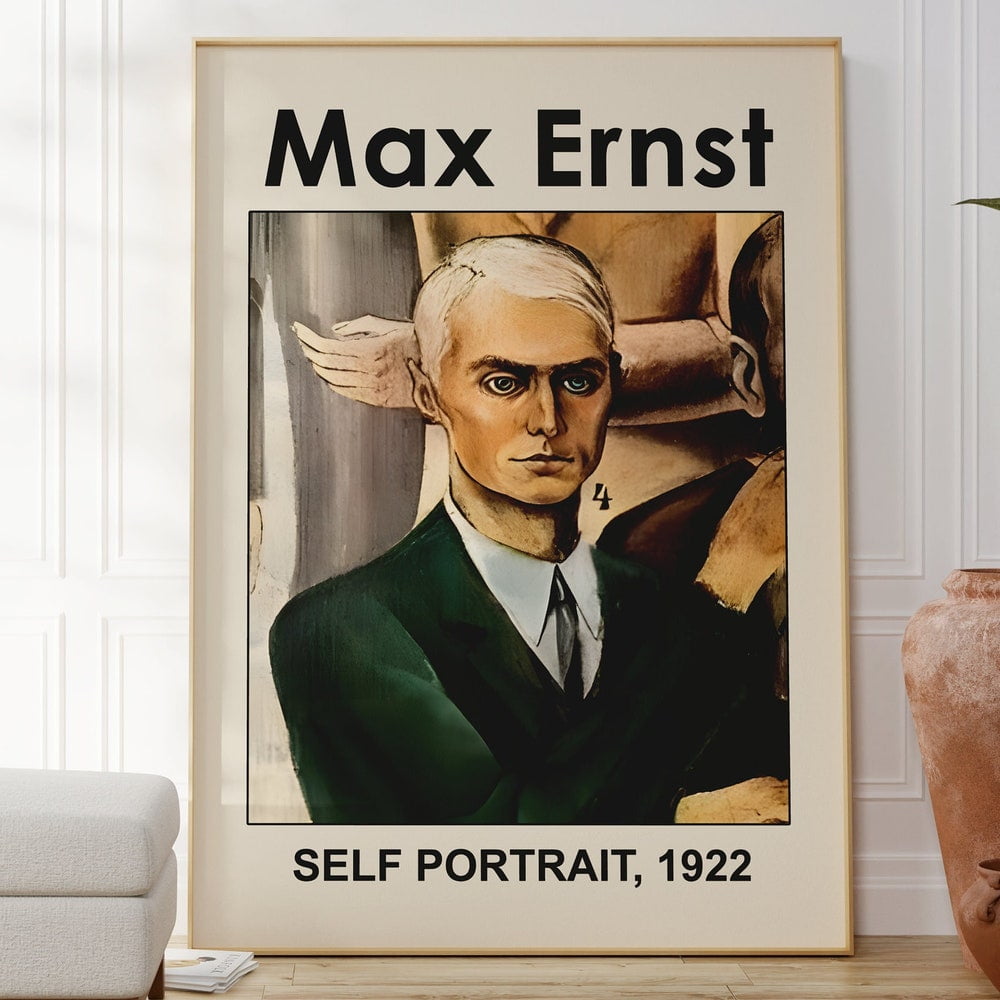 DOPAPRINT Max Ernst Poster - Self Portrait - High-quality poster as Max ...