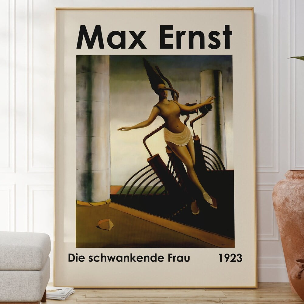 DOPAPRINT Max Ernst Poster - The Wavering Woman - Quality - Max Ernst ...