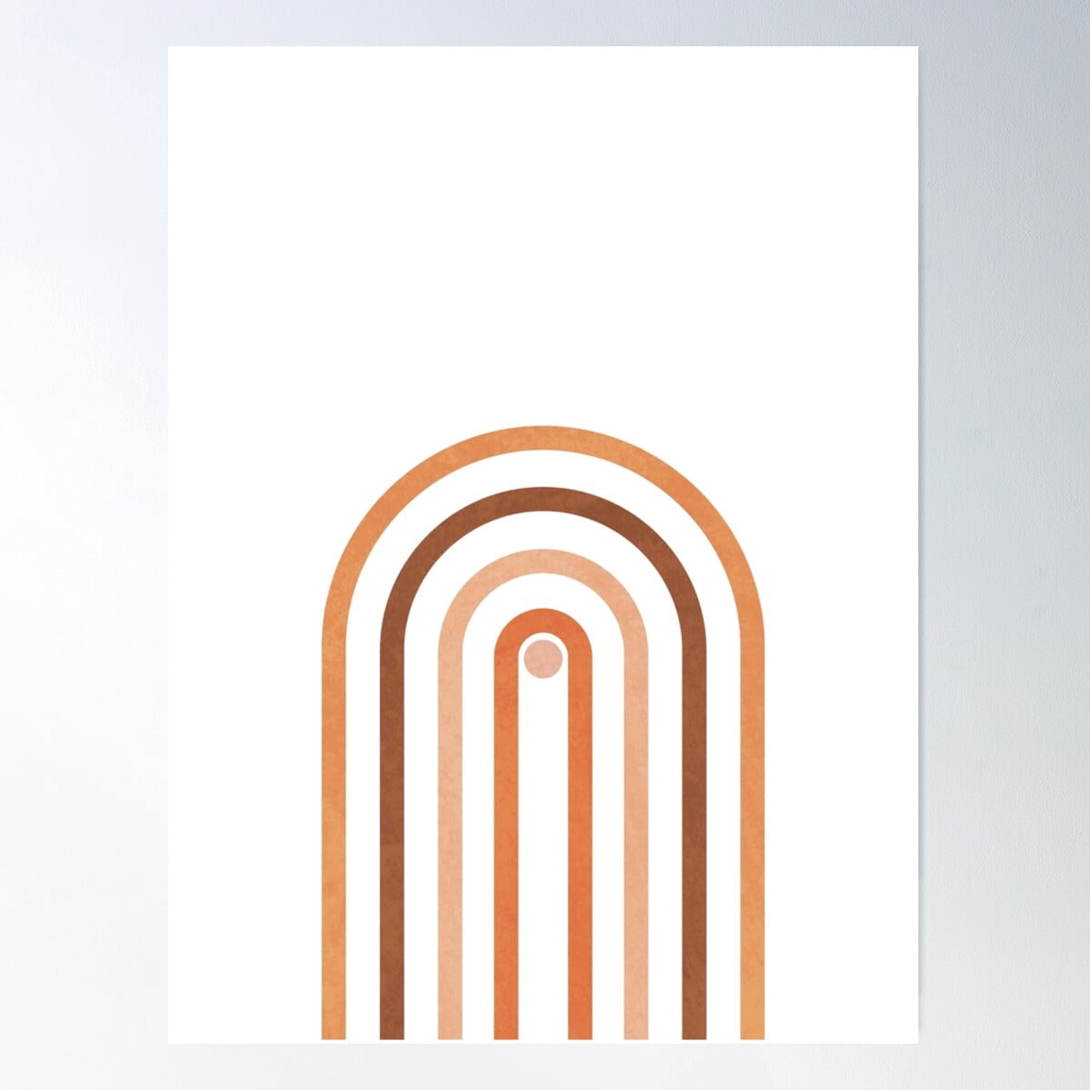 DOPAPRINT Minimal Geometric Arch 1 - Mid Century Modern - Half Circle ...