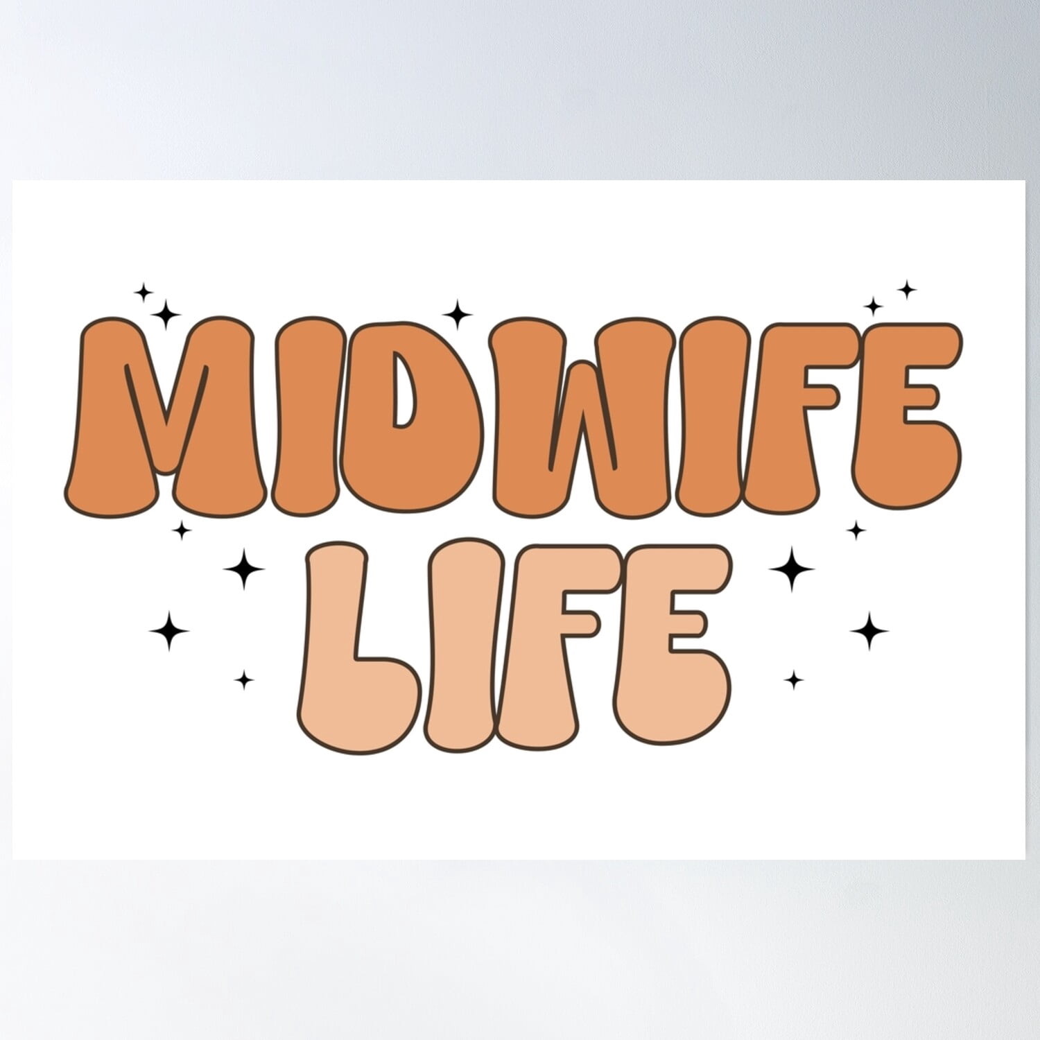 DOPAPRINT Minimalist Retro Midwife Design | Apprentice Midwife ...