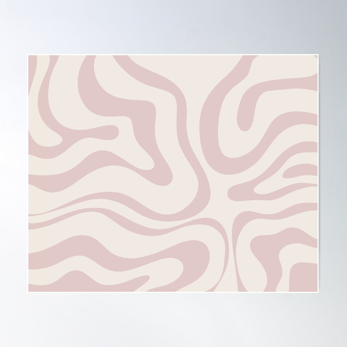 DOPAPRINT Modern Retro Liquid Swirl Contemporary Abstract Pattern In ...