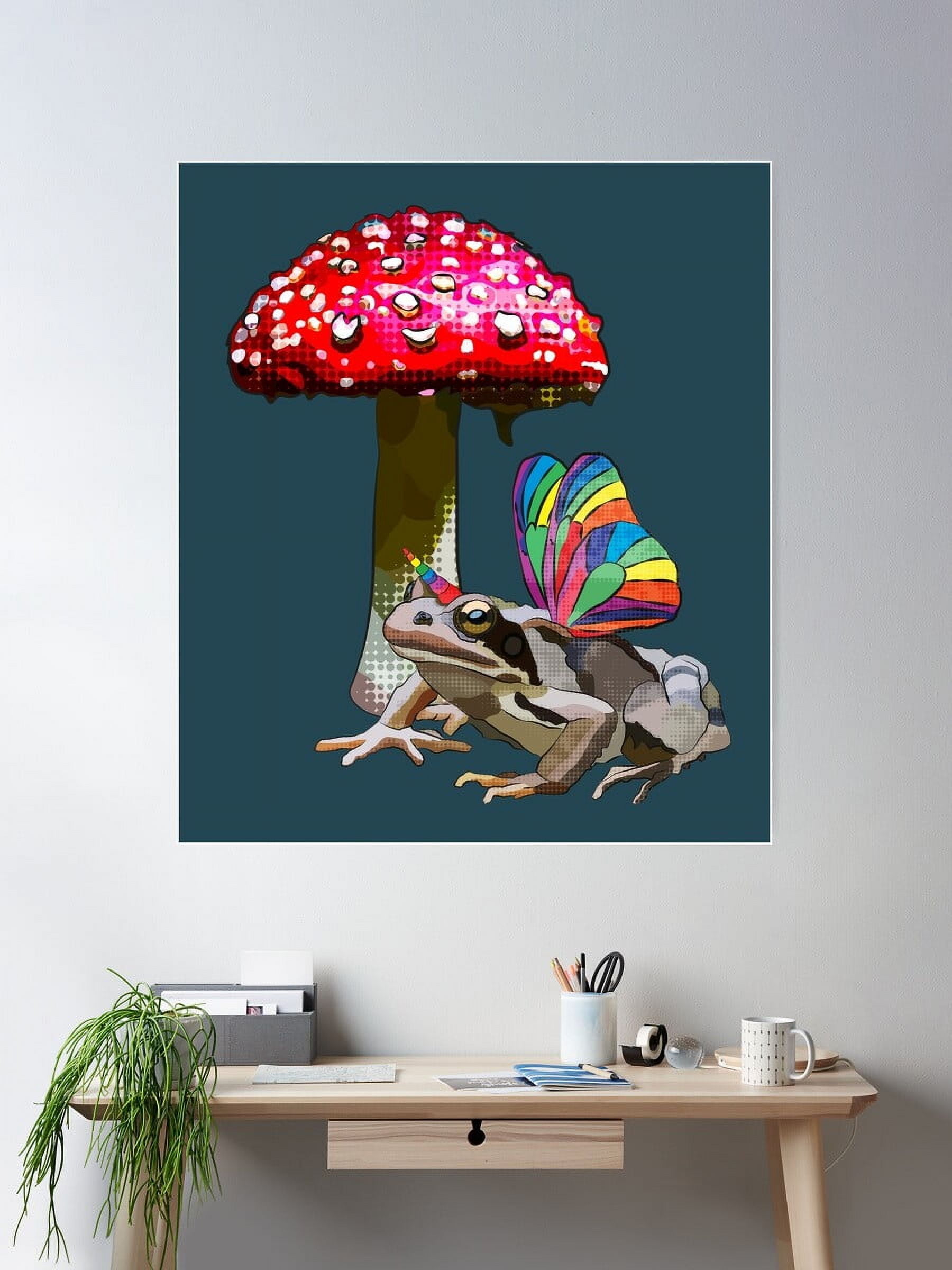 DOPAPRINT Moody Magic Toad Under Toadstool By Beefoxtree (Evening Shade ...