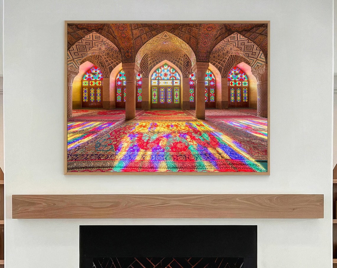 DOPAPRINT Mosque Art Print, Islamic Wall Art Muslim Architecture Poster ...