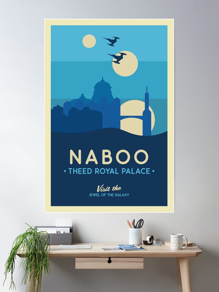 DOPAPRINT Naboo Theed Royal Palace Poster Wall Art, Modern Wall Decor ...