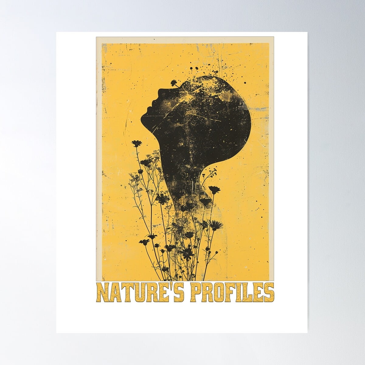 DOPAPRINT Nature'S Profiles Poster Wall Art, Bedroom NO FRAMED POSTER ...