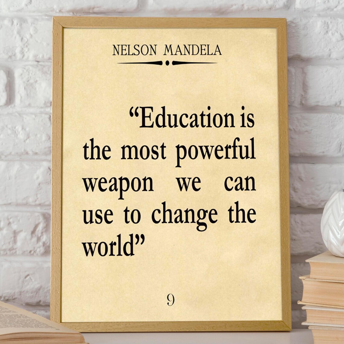 DOPAPRINT Nelson Mandela Quote Education Quote Classroom Quote ...