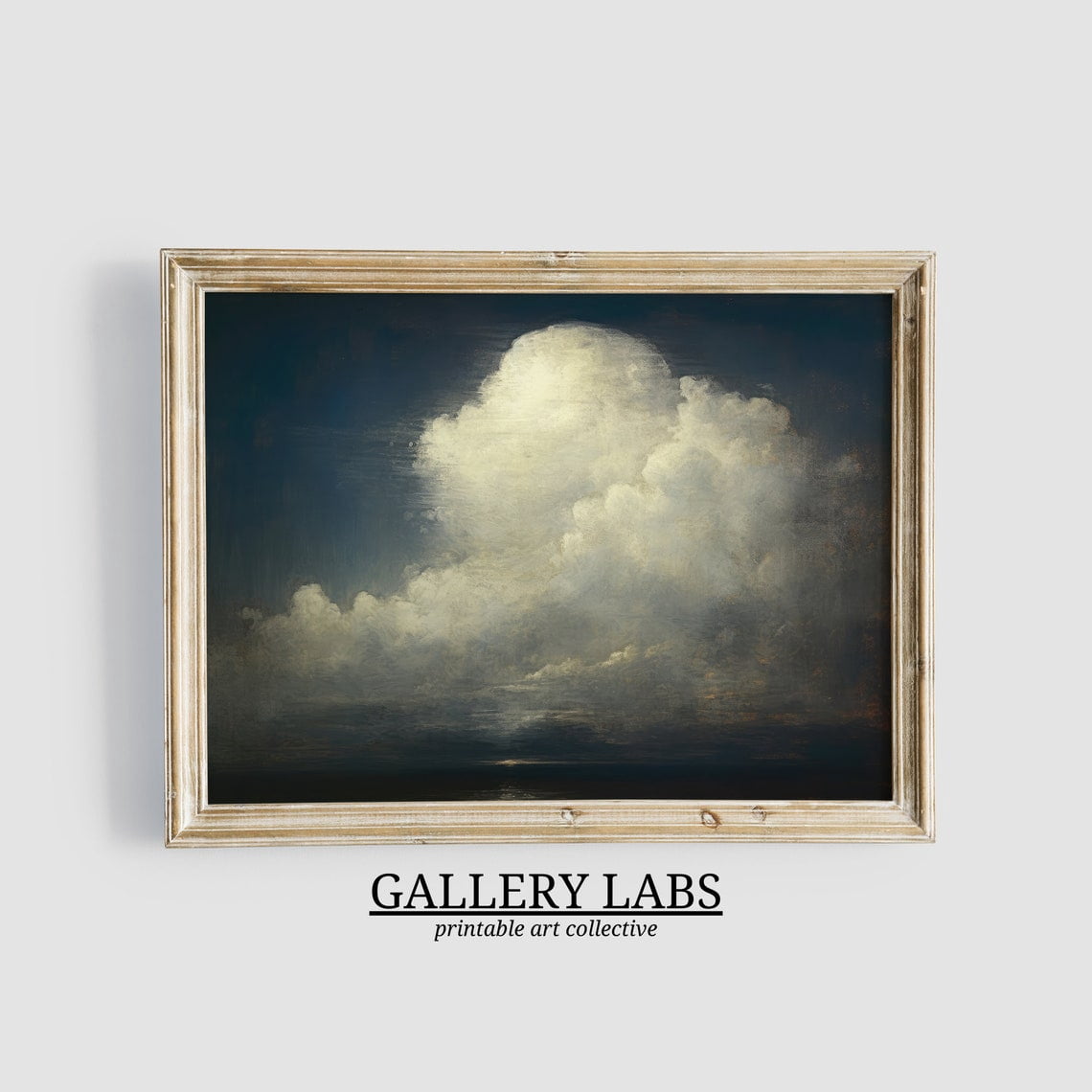 DOPAPRINT Neutral Cloud Study Art Print Able Digital Cottage Core Decor ...