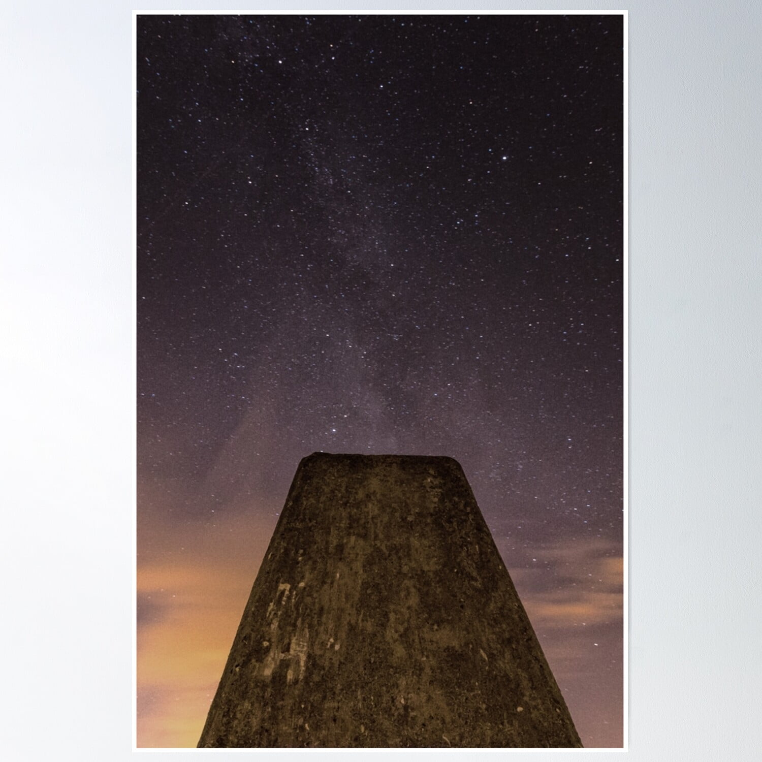 DOPAPRINT Night Sky At Ivinghoe Beacon Poster Wall Art, Modern Wall ...