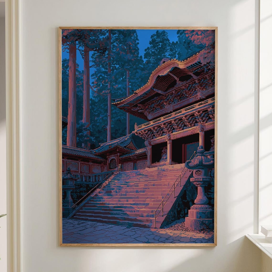DOPAPRINT Nikko Toshogu Shrine Japan Landscape Painting Vacation Print ...