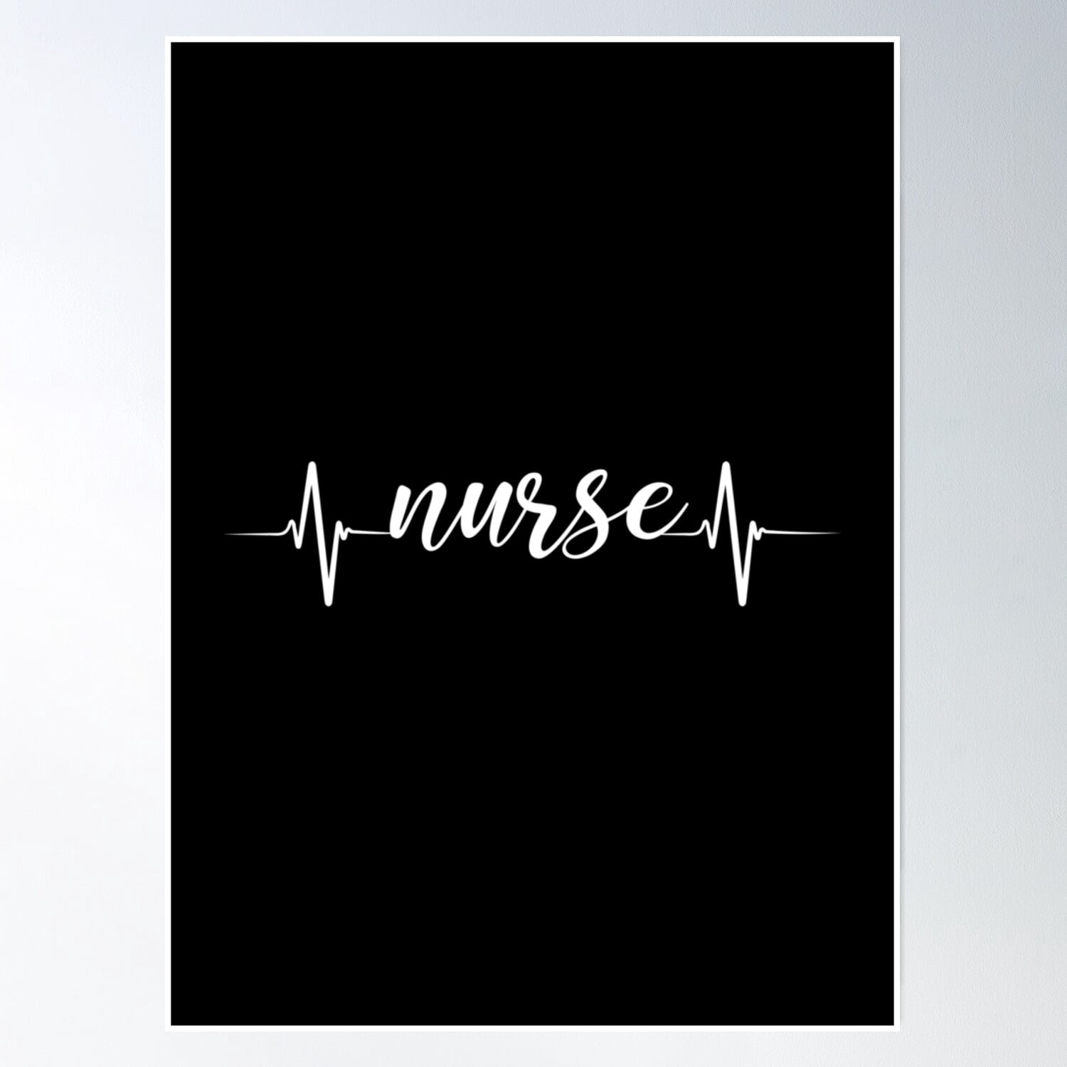 DOPAPRINT Nurse Heart Pulse Nurse Heartbeat Line Graduation Gift For ...