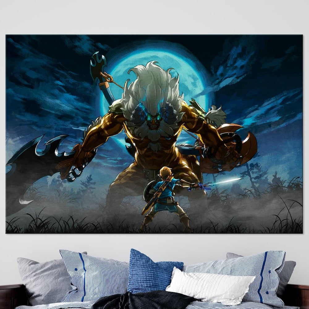DOPAPRINT Nursery Decor Legend Of Zelda Print On Poster Kids Room Decor ...