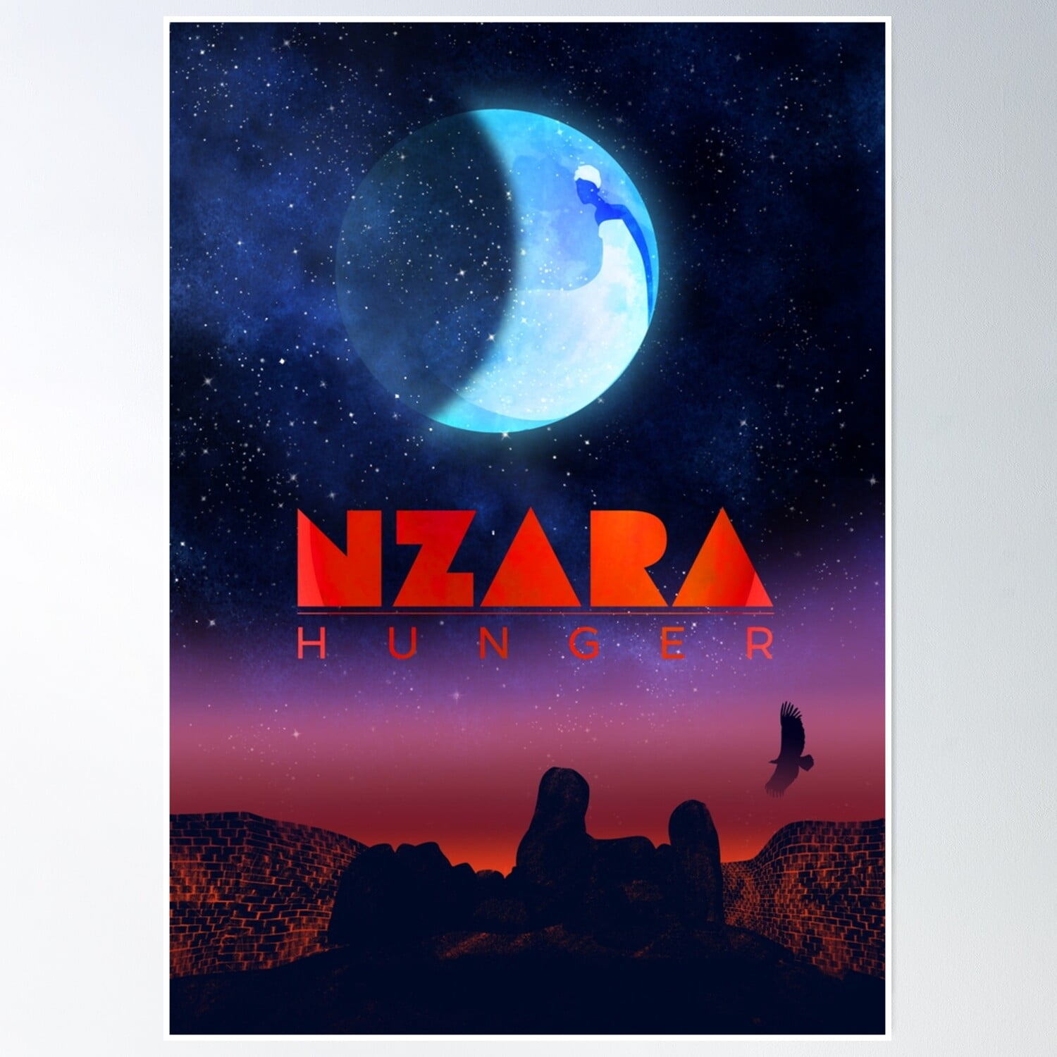 DOPAPRINT Nzara Hunger The Movie Poster Wall Art, Modern Wall Decor NO ...